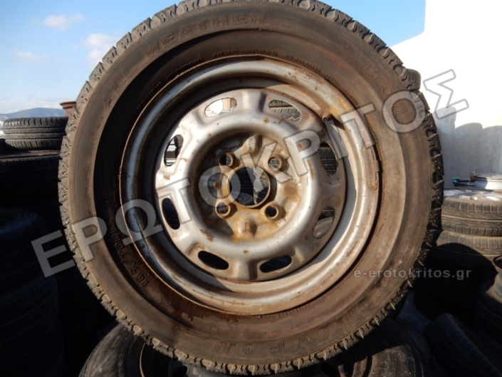 ΖΑΝΤΑ ΣΙΔΕΡΕΝΙΑ 13" SKODA (FAVORIT 93-,FELICIA) ΜΕΤΑΧΕΙΡΙΣΜΕΝΗ ΓΝΗΣΙΑ ...